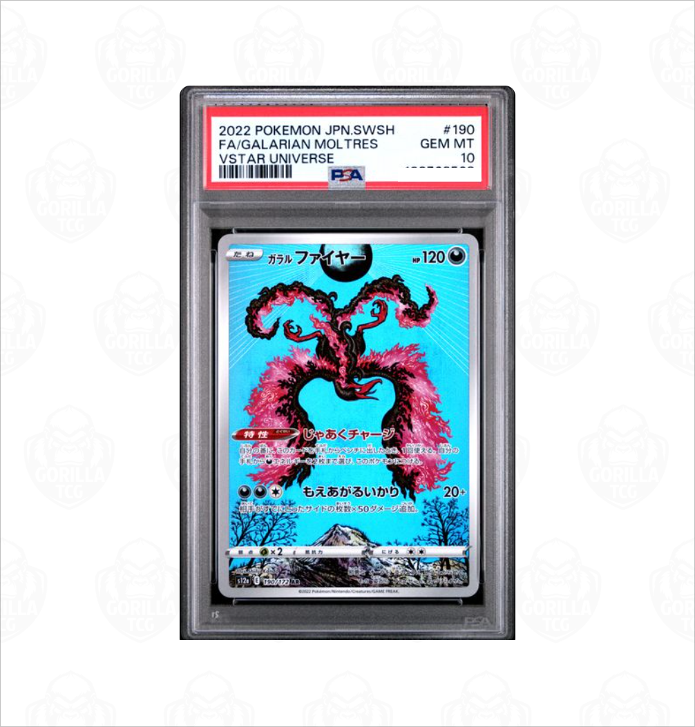 PSA 10 Moltres #190 VStar Universe s12a Japanese Pokemon card – GorillaTCG